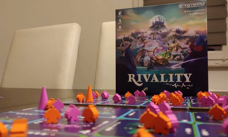 Brettspiel-Rezension zu Rivality - 2-Personen Spiel für 1 - 4 Spielende