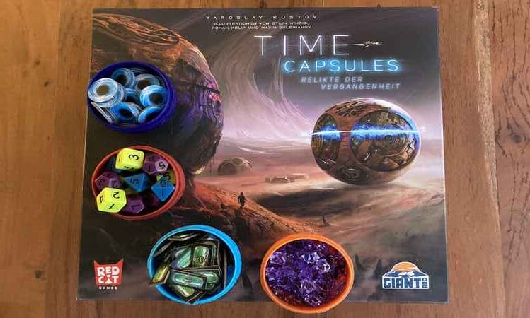 Brettspiel-Rezension zu Time Capsules: Schwaches Thema - starke Kapseln