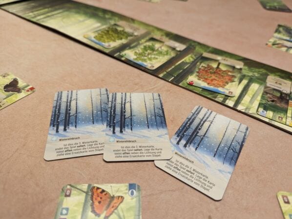 Brettspiel-Rezension zu Mischwald: Der Winter naht - bedrohlich schnell!