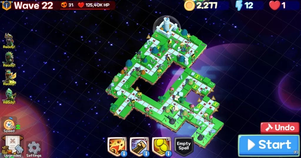 Monster Tiles TD: Tower-Defense mit einer Brise Roguelike
