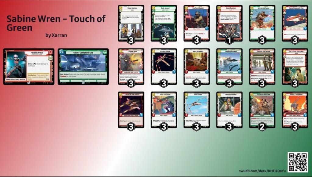 Star Wars Unlimited: Günstiges Top-Deck um Sabine Wren