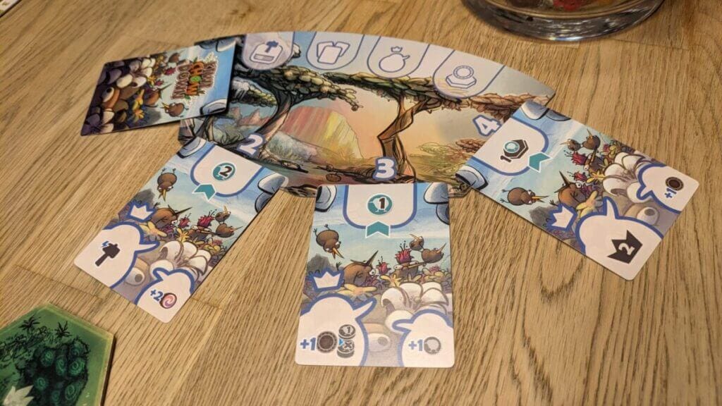 Brettspiel-Rezension zu Kiwi Chow Down: Verrückter Kampf um Früchte und ...