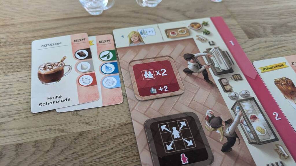 Board game review of Café Barista: Overcooked board game with a café theme