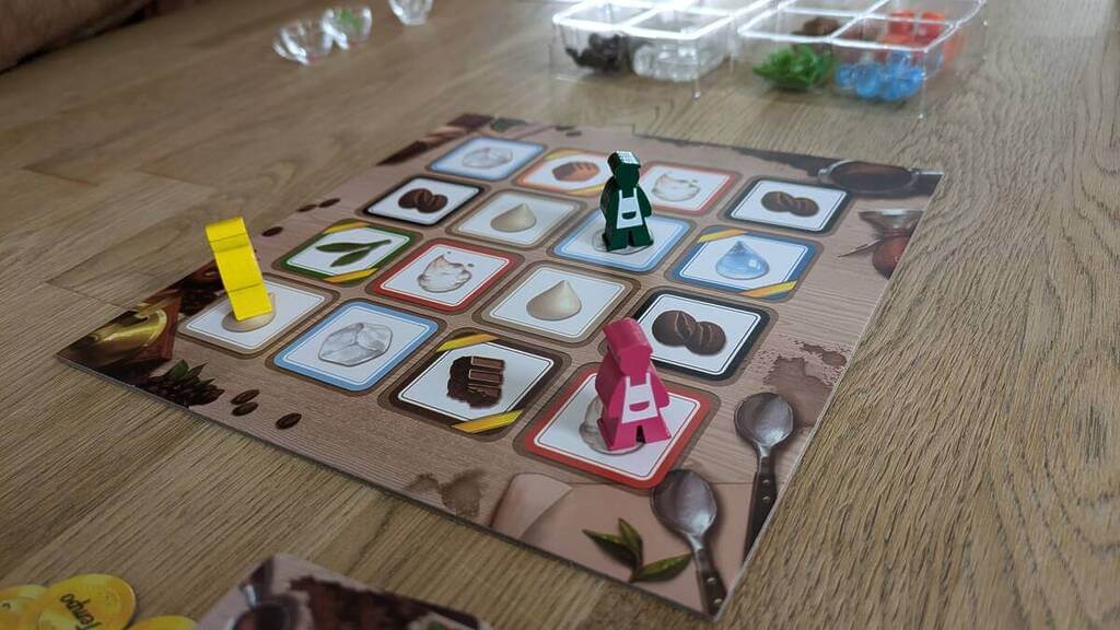 Board game review of Café Barista: Overcooked board game with a café theme