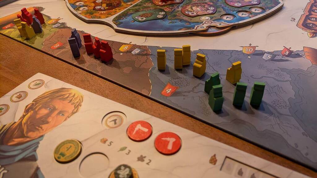 Board game review of Age of Rome: Wild back and forth in ancient Rome