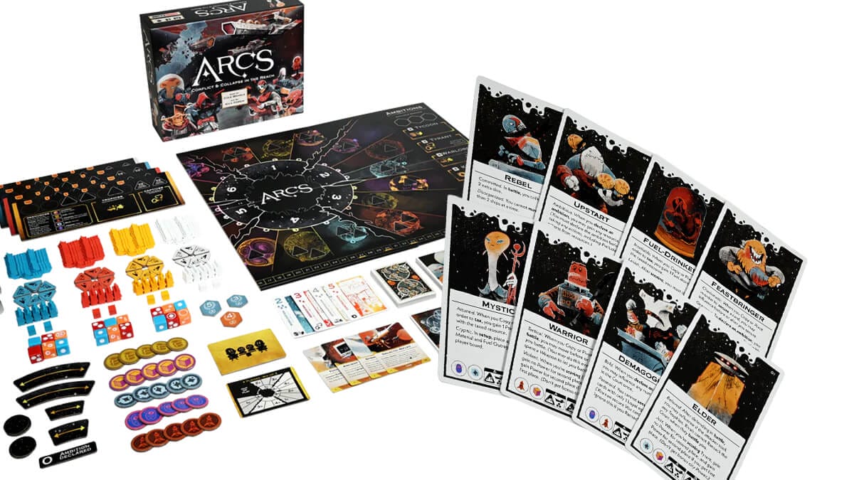 Arcs: Space-Opera-Brettspiel des Root-Autors erscheint auf Deutsch