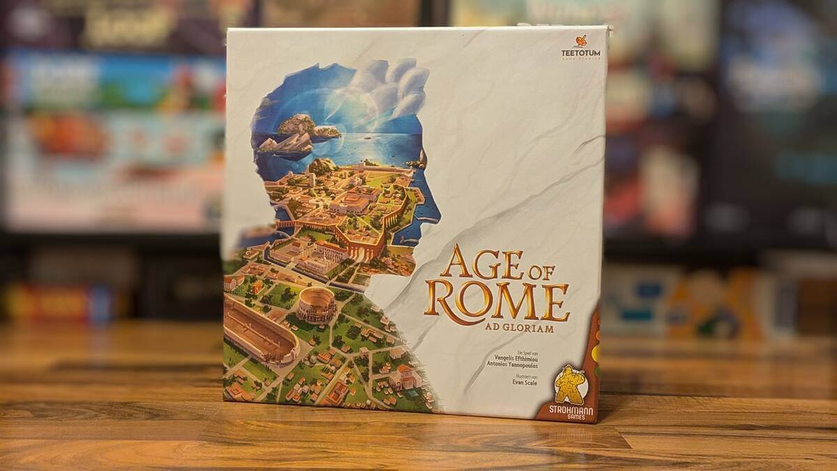 Board game review of Age of Rome: Wild back and forth in ancient Rome